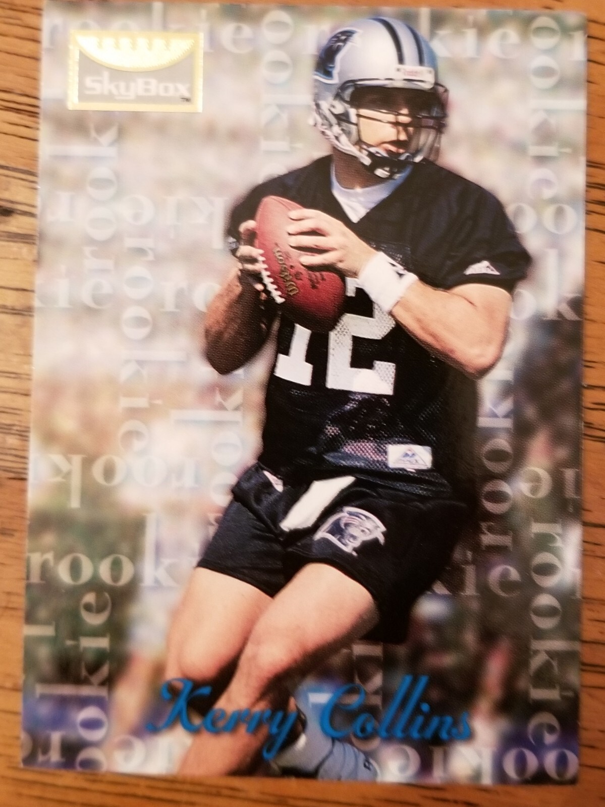 Kerry Collins Carolina Panthers 1996 Skybox Football Card #163 ROOKIE ...