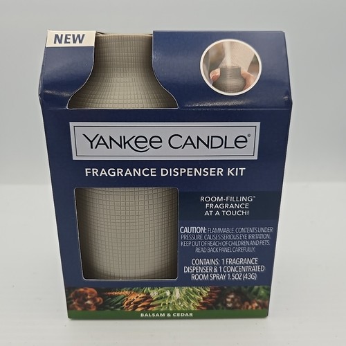Yankee Candle - Room Spray Fragrance Dispenser Kit - Balsam & Cedar ...