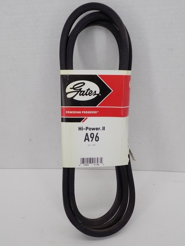 NEW Gates A96 Hi-Power II V-Belt 1/2" X 98" | eBay