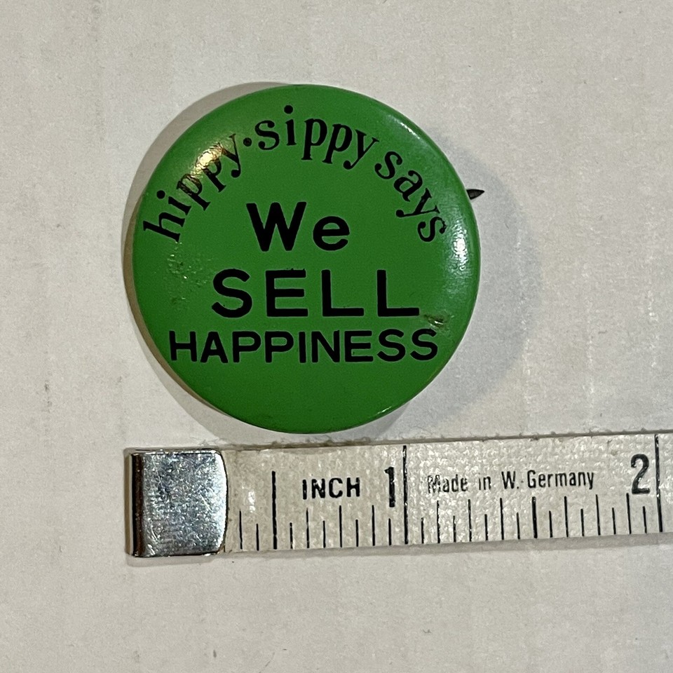 Vintage Hippy Sippy Says "We Sell Happiness" 1960's Drug Culture ...