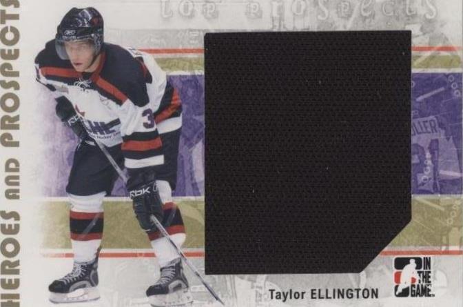 2007-08 In the Game Heroes and Prospects - Taylor Ellington #126 (RC ...
