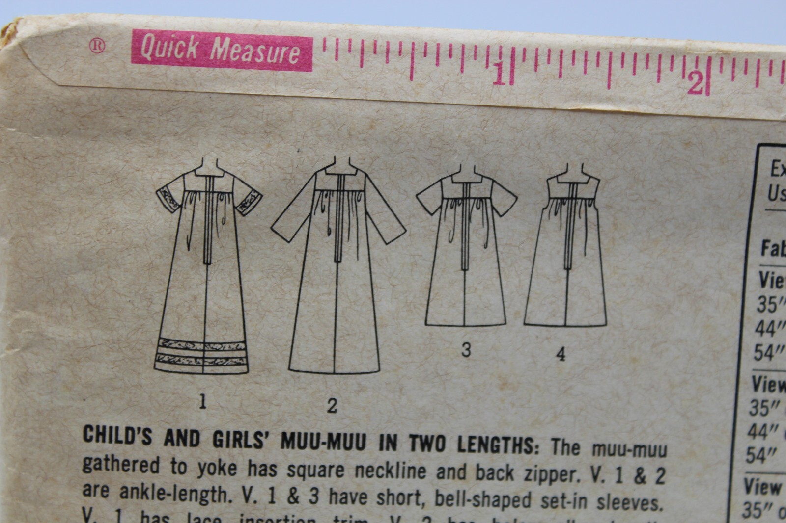 7042 Simplicity Sewing Pattern VTG 1960s Girls Sz 10 Pajama Muu-Muu ...