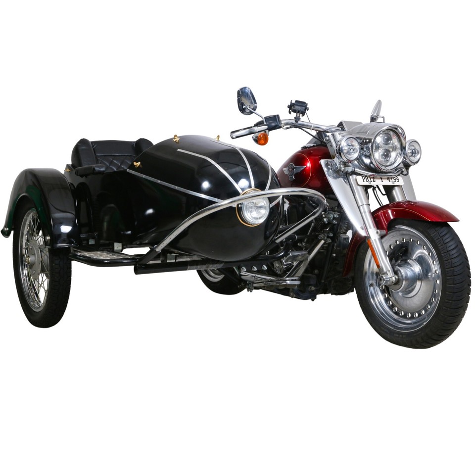 Motorcycle Sidecar + Universal Mounting Kit, Fits Harley, royal enfield ...