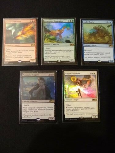 MTG Gift Pack 2018 5 Card Set Exclusive Foil M19 NM Core Standard ...