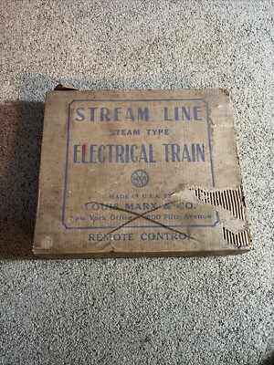 Vintage Louis Marx Stream Line Electrical Train Set with Track ...