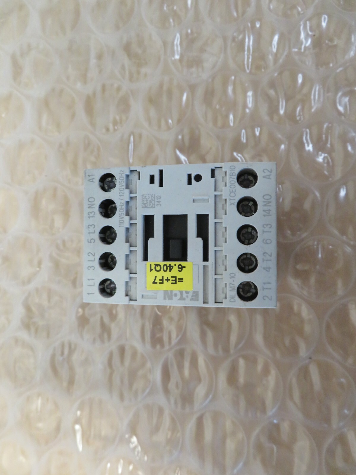 Eaton DILM7-10 Contactor Coil 110/120VAC XTCE007B10 (18781) | eBay