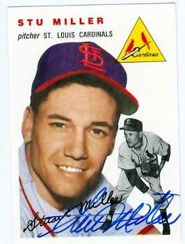 Stu Miller autographed Baseball Card (Cardinals) 1994 1954 Topps ...