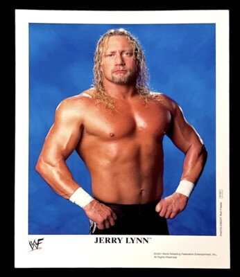 WWE JERRY LYNN P-707 OFFICIAL LICENSED ORIGINAL 8X10 PROMO PHOTO FROM 2001 RARE | eBay