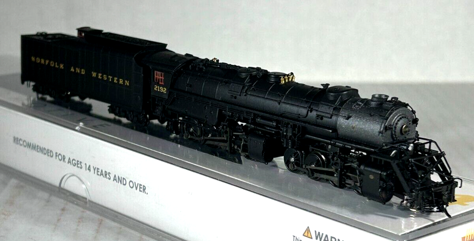 BROARDWAY LIMITED PARAGON 4 N SCALE Y6B 2-8-8-2 STEAM LOCOMOTIVE N&W ...