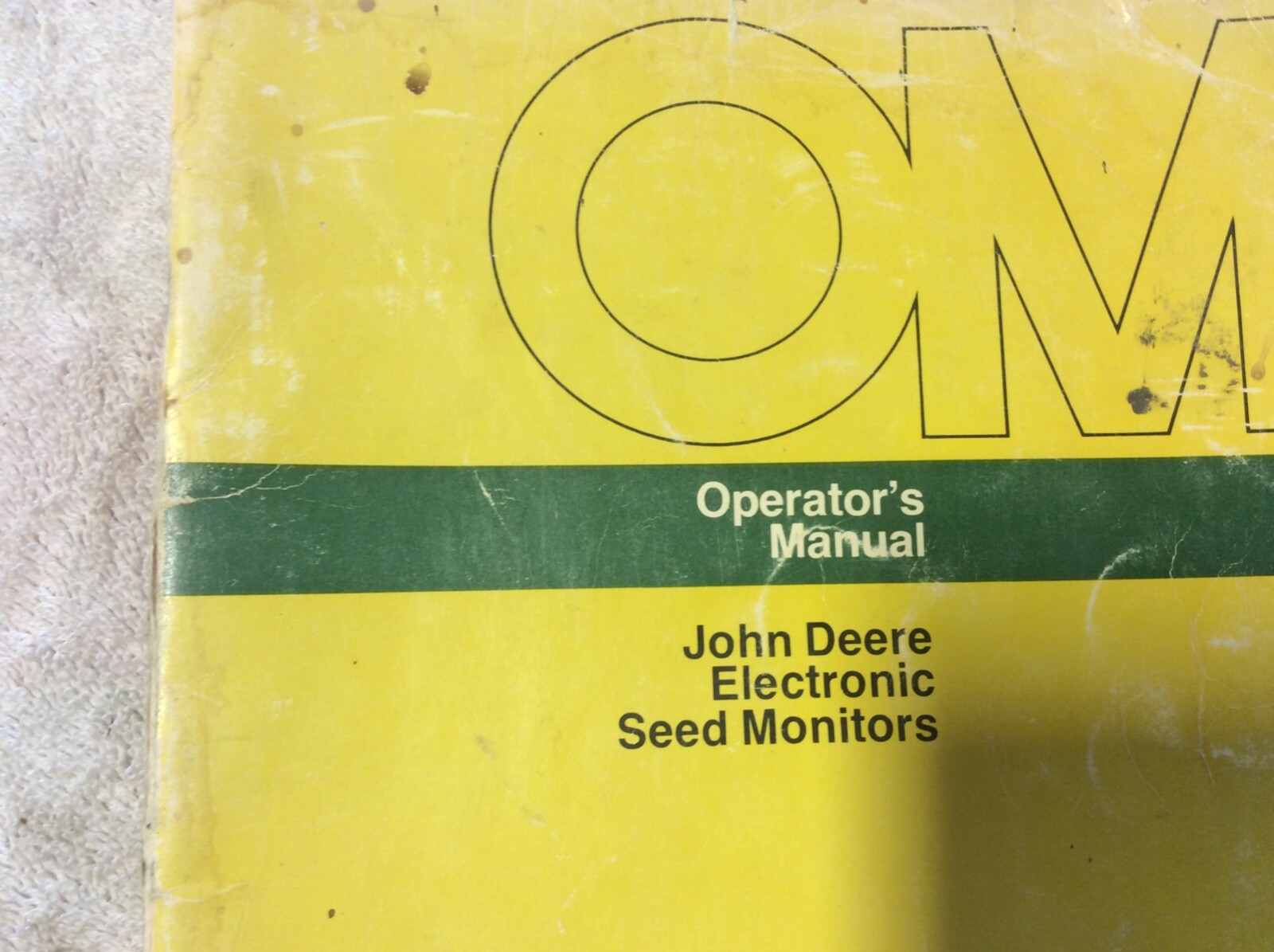 John Deere Electronic Seed Monitors Operator's Manual OMA28966 | eBay