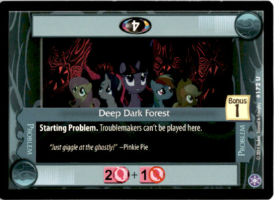My Little Pony CCG Crystal Games MLP Enterplay Deep Dark Forest #172U ...