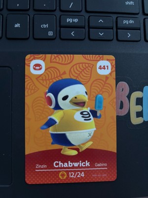 Chabwick #441 Amiibo Card Animal Crossing Series 5 | eBay