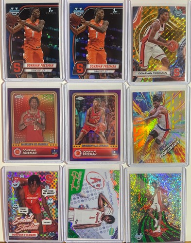 2024-25 Bowman U Chrome Donavan Freeman Gold Refractor /50 Green /99 ...