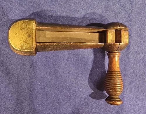 Vintage Antique Police Watchman Rattle Brass Weighted Working Original ...