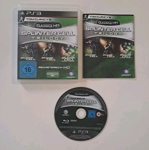 Jeu PS3 Splinter Cell Trilogy Classic HD Complet TBE Jaquette Allemande ...