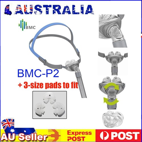 BMC P2 Nasal Pillows Interface Pillow Mask for CPAP With S/M/L Silicone ...