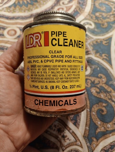 LDR Pipe Cleaner Clear Profesional Grade For All Size ABS, PVC, & CPVC ...