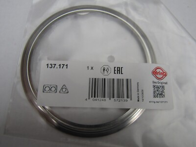 BMW Exhaust Gasket - Elring 18307793678, Elring 137171 Gasket | eBay ...