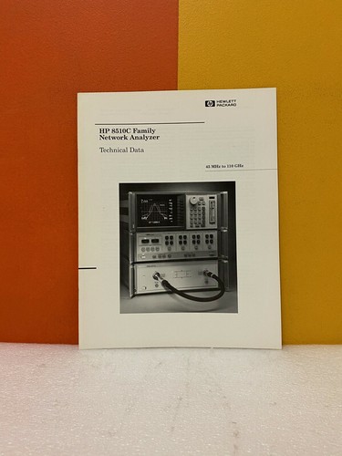 HP 8510C Family Network Analyzer 45 Mhz To 110 GHz Technical Data | eBay