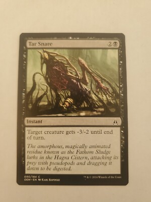 MTG Tar Snare Mystery Booster - Oath of the Gatewatch 090/184 Regular ...