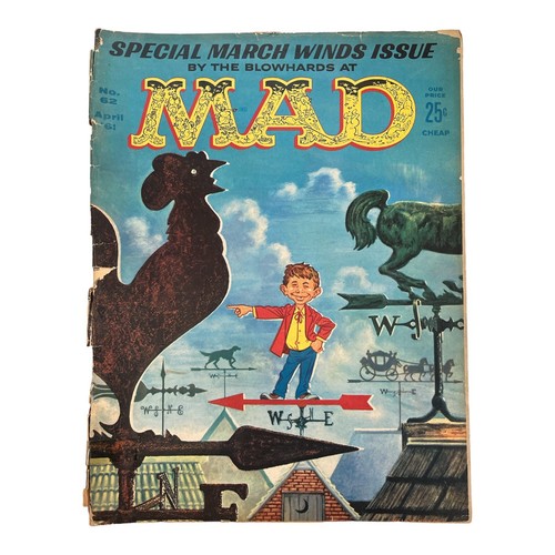 MAD MAGAZINE #62 Apr 61 "Special March Winds Issue" Humor Satire 49 ...