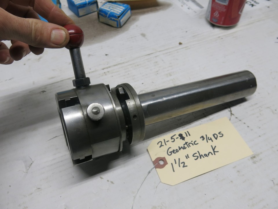 Geometric 3/4 DS Threading Die Head with 1 1/2" Shank | eBay