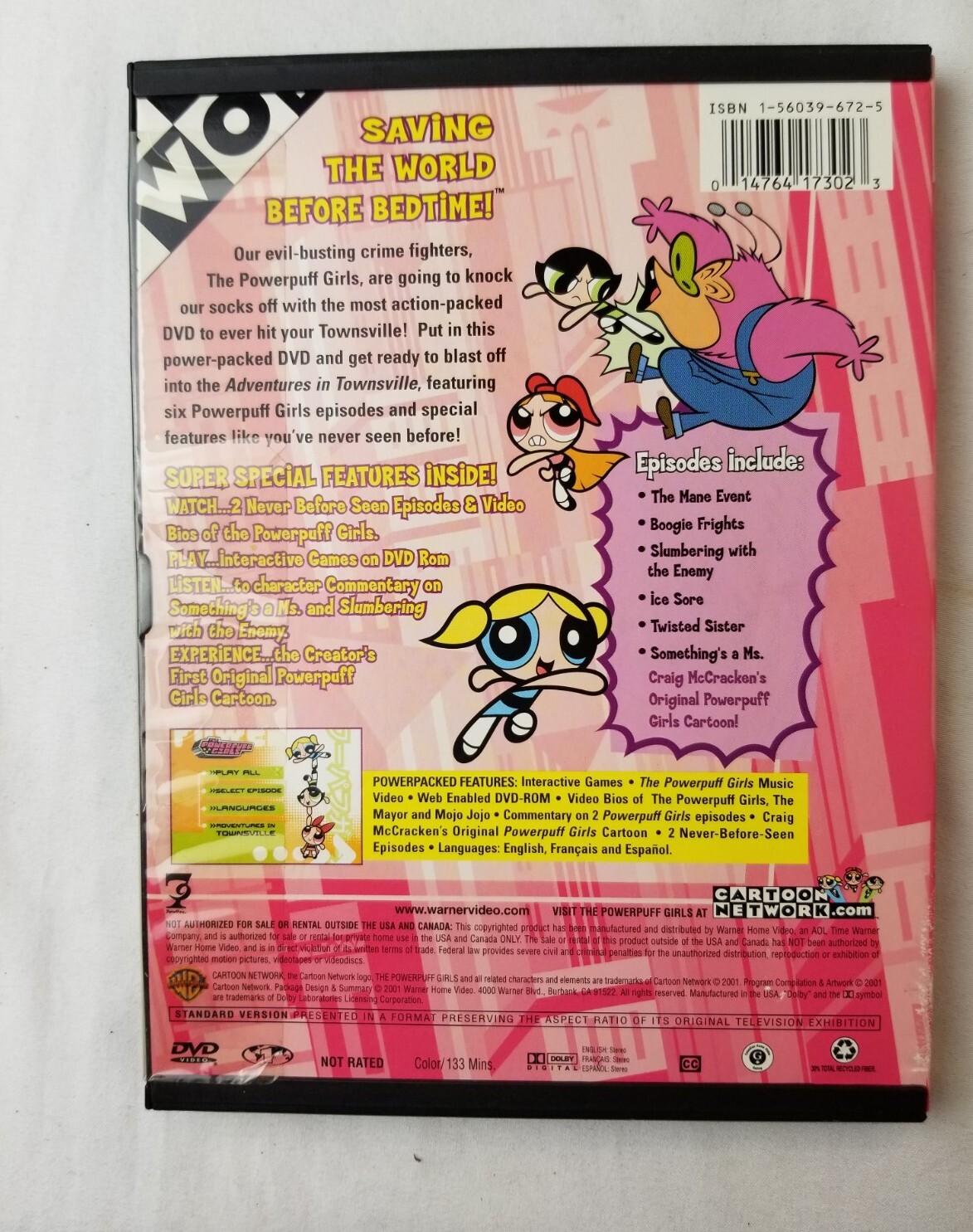 The Powerpuff Girls - The Mane Event (DVD, 2001, Special Edition) for ...