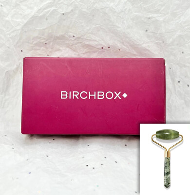 Birchbox 100% JADE Face Facial Roller Depuffing Soothing Lymphatic Drainage | eBay