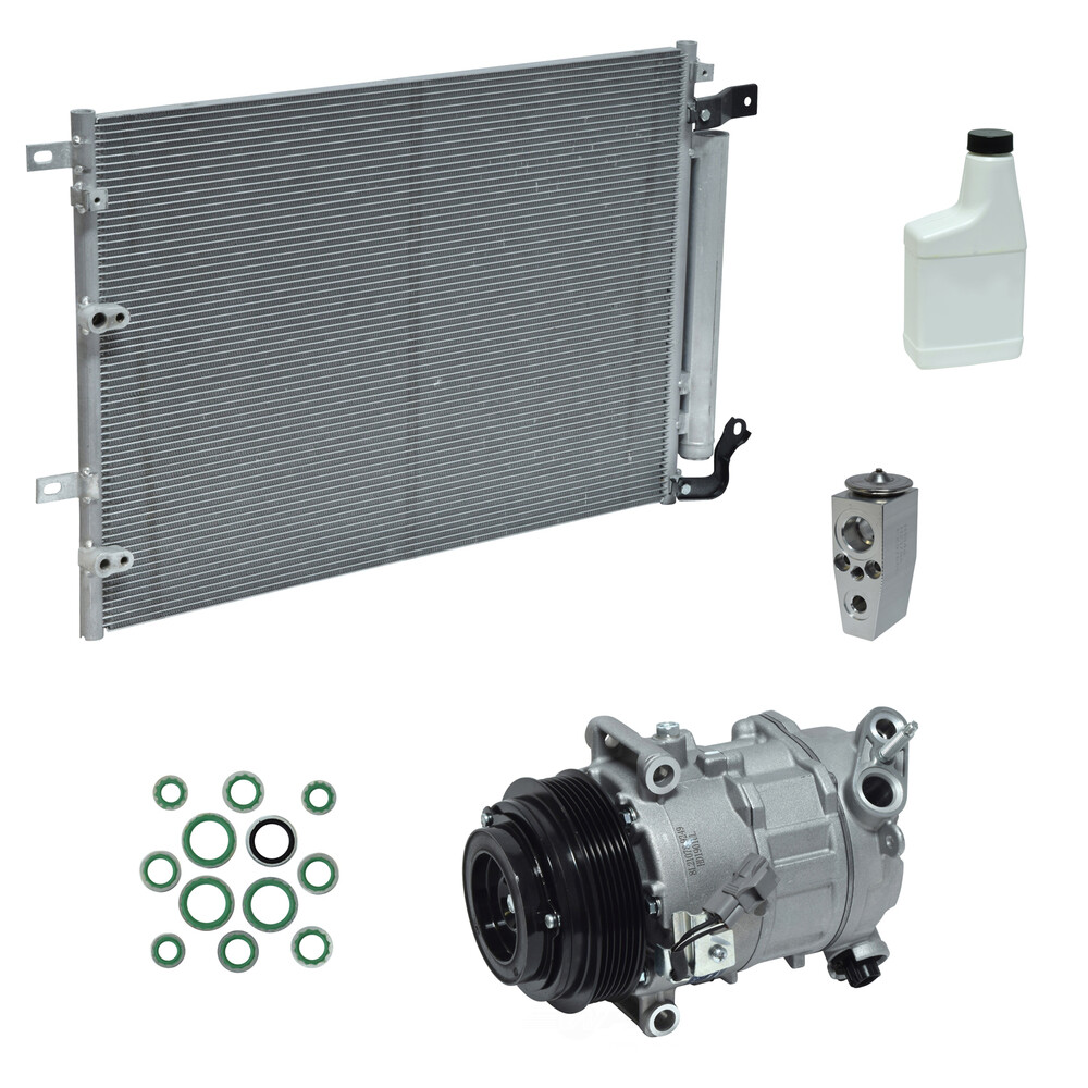 A/C Compressor Kit-Compressor-condenser Replacement Kit fits 15-17 200 ...