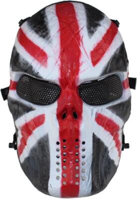 Airsoft Mask: Skull Full Face Mask Scary Halloween Cosplay Costume UK ...