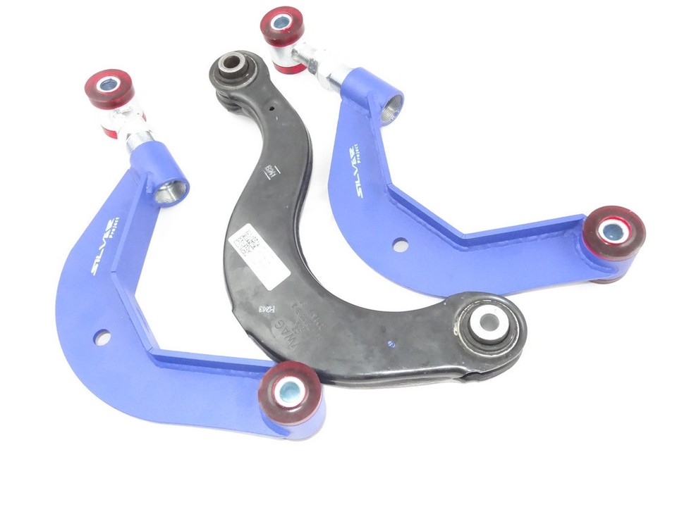 Rear adjustable arms for VW Golf MK5 Mk6 Audi A3 (8P) blue polyuretane ...