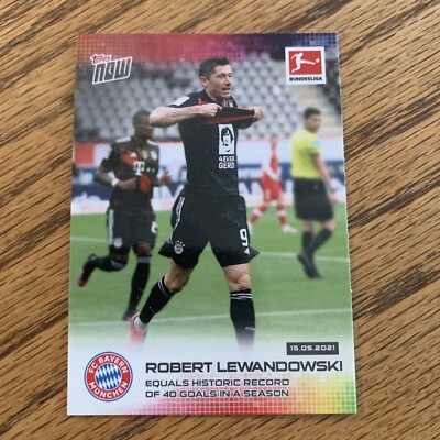 2020-21 Topps Bundesliga Soccer #188 Robert Lewandowski Bayern Munich ...