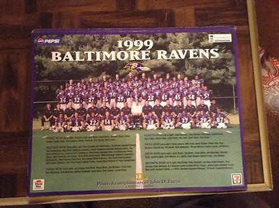Baltimore ravens 1999 team pictured | eBay