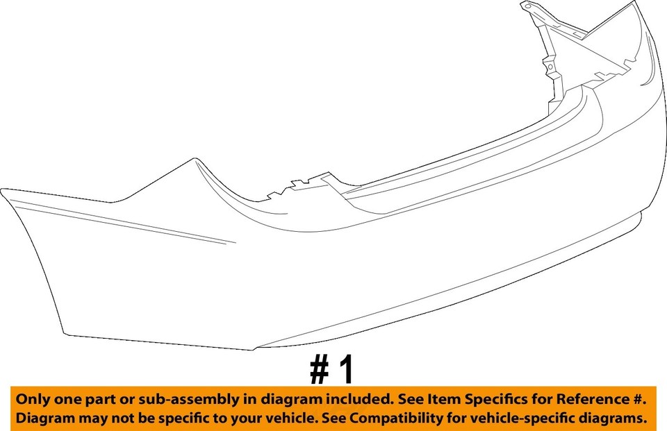 GM OEM 17-20 Sonic Rear Bumper Bumper Components-Bumper Cover 42495311 ...