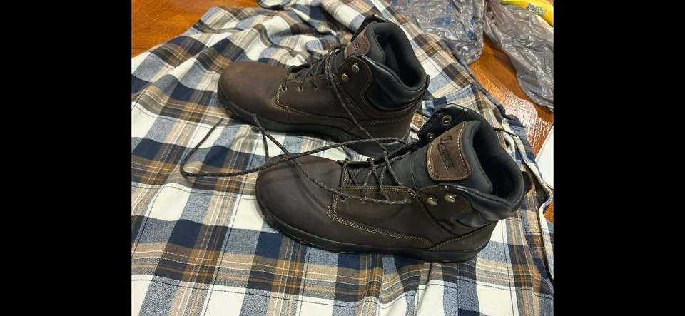 Danner Men's Caliper 6" Aluminum Toe Brown Boots 19453 Size 10.5 | eBay