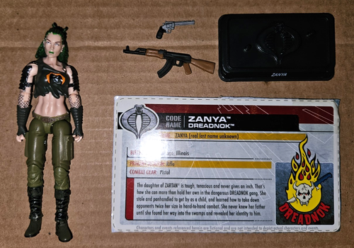 GI Joe 30th Cobra Zanya Dreadnoks Battle Set Complete 2011 Figure | eBay