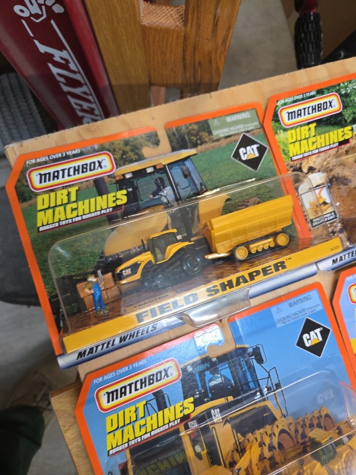 Matchbox Dirt Machines 1997 Shapers Movers Haulers Tillers Pavers Lot ...