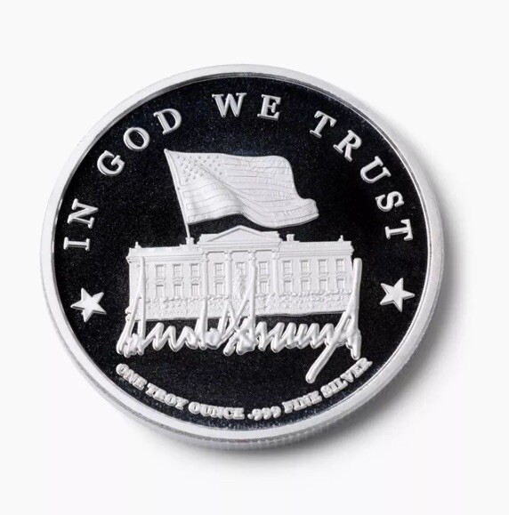 PRESIDENT TRUMP FIRST EDITION SILVER MEDALLION trump coin 2024 Official ...