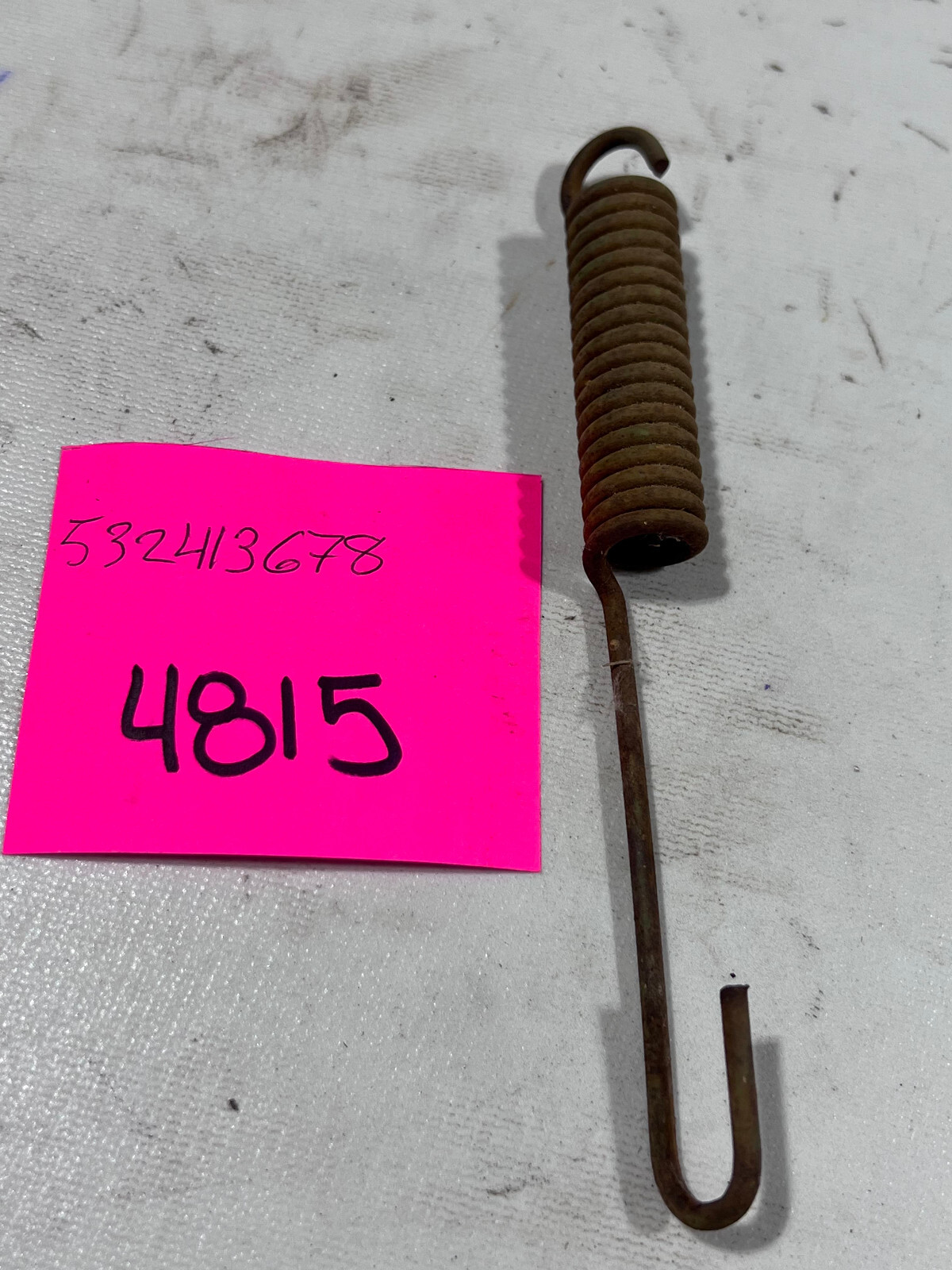 Husqvarna 532413678 Brake Spring 2042LS 2348LS LGT2654 YT42XLS YT48XLS ...