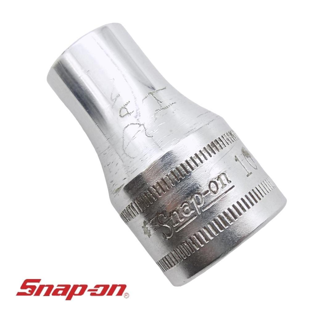 Snap-On Tools 12 Point 1/2" Drive Metric 10mm Shallow Socket SWM101 ...