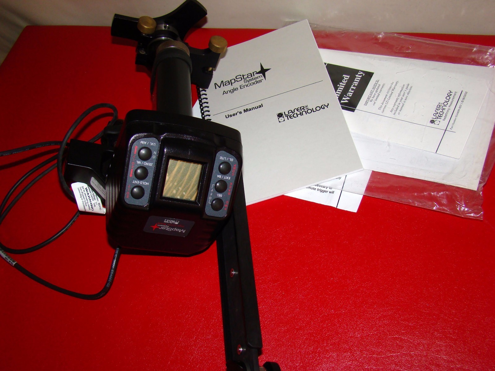 LTI LASER TECHNOLOGY MAPSTAR ANGLE ENCODER 3D MAP HP 48X ACCIDENT ...