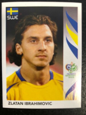 SLATAN IBRAHIMOVIC STICKER WORLD CUP GERMANY 2006 PANINI n 166 NEW MINT ...