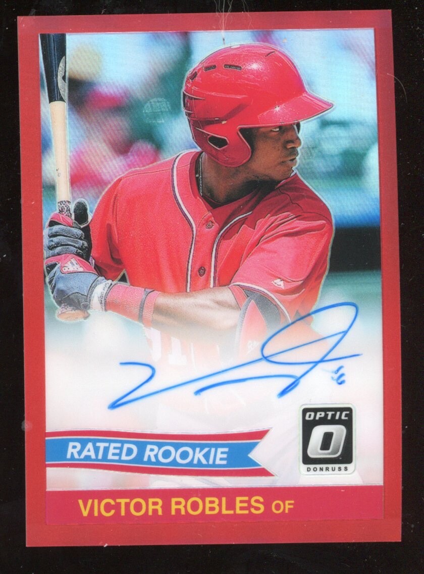 Victor Robles 2019 Panini Optic Auto Rated Rookie #d 40/50 Washington ...