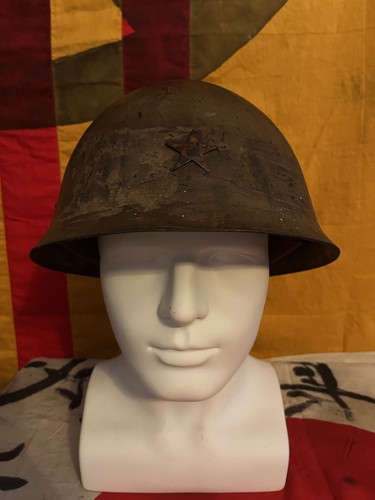 WWII ORIGINAL IJA Imperial Japanese Type 90 Helmet W/ Imperial Star | eBay