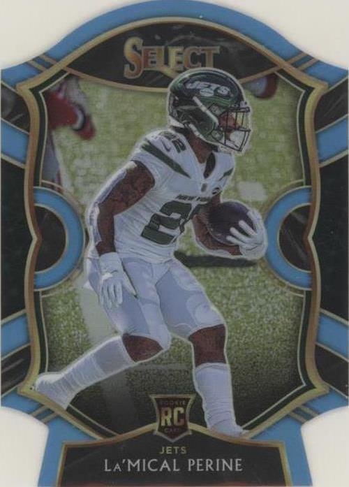 2020 Panini Select - Concourse La'Mical Perine #80 Light Blue Prizm Die ...