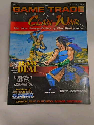 GTM GAME TRADE MAGAZINE #4, CLAN WAR NEW DAIMYO EDITION | eBay