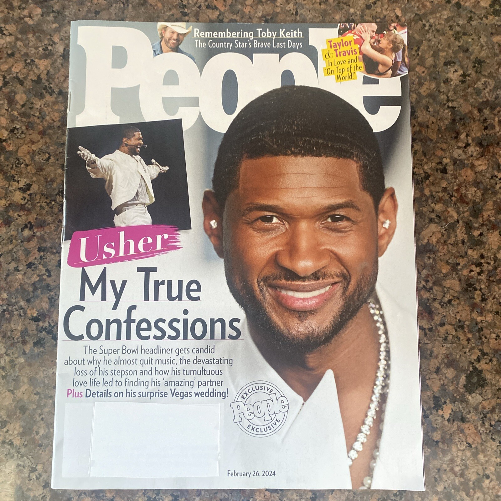PEOPLE MAGAZINE, FEBRUARY 2, 2024, USHER-MY | Grelly USA