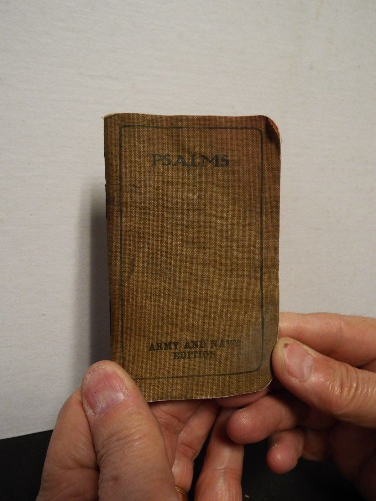1918 Small Book of Psalms printed for WWI - American Bible Society | eBay