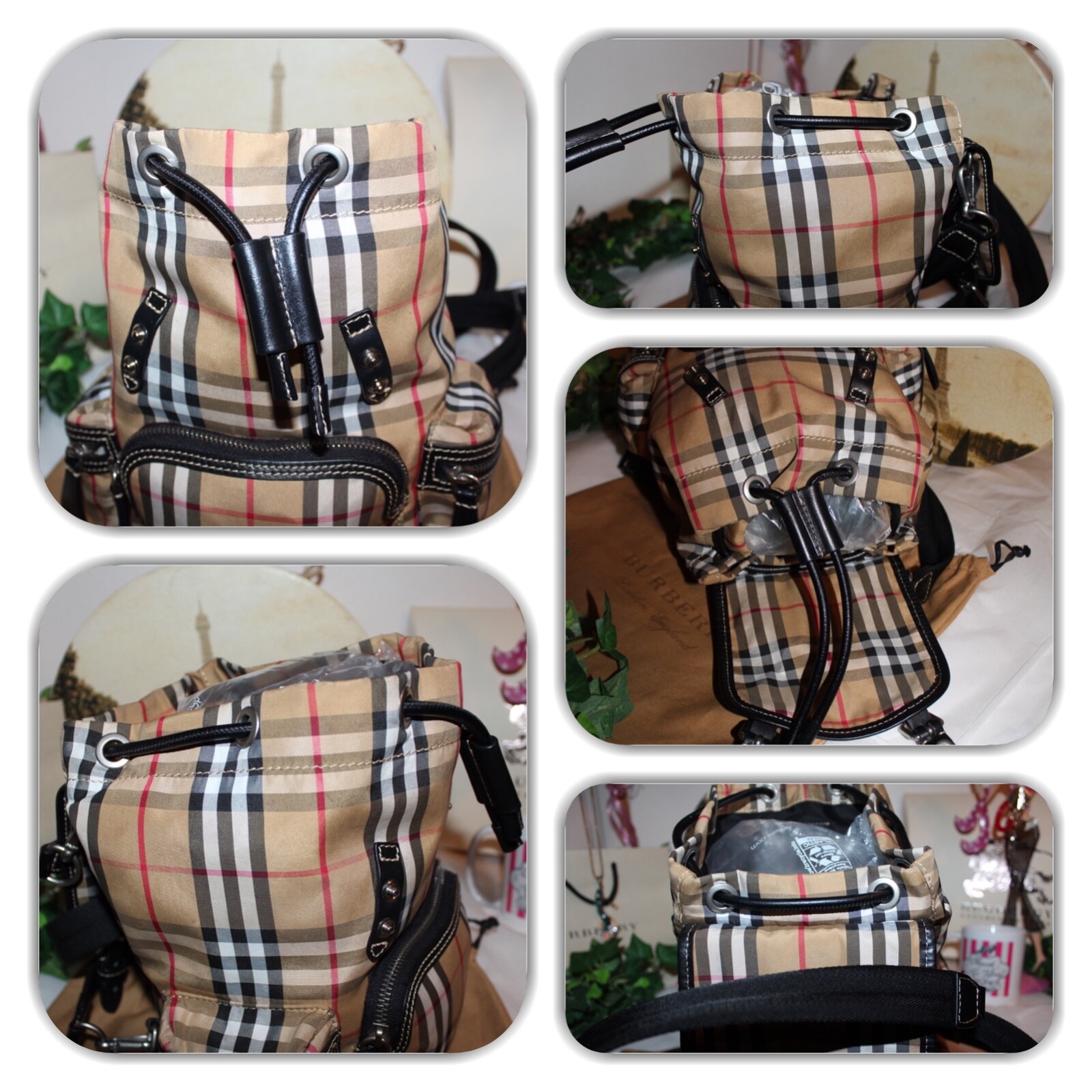 POSH-BURBERRY SIGNATURE NOVA CHECK MINI RUCKSACK BACKPACK! | eBay