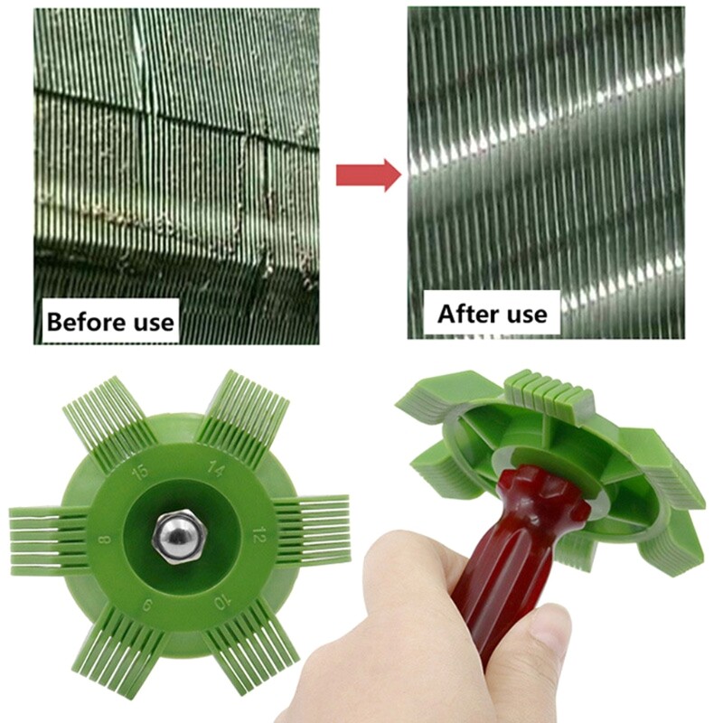 2pcs Air Conditioning Cleaning Comb Radiator Evaporator Fin ...